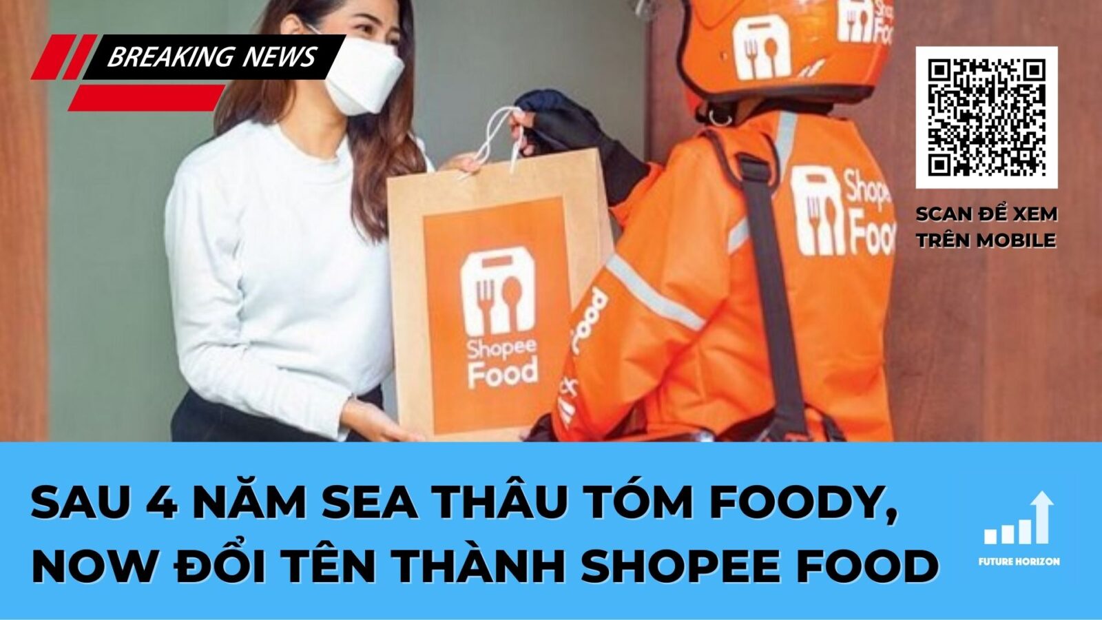 [TIN TỨC 24/7] Sau 4 năm Sea thâu tóm Foody, Now đổi tên thành ShopeeFood